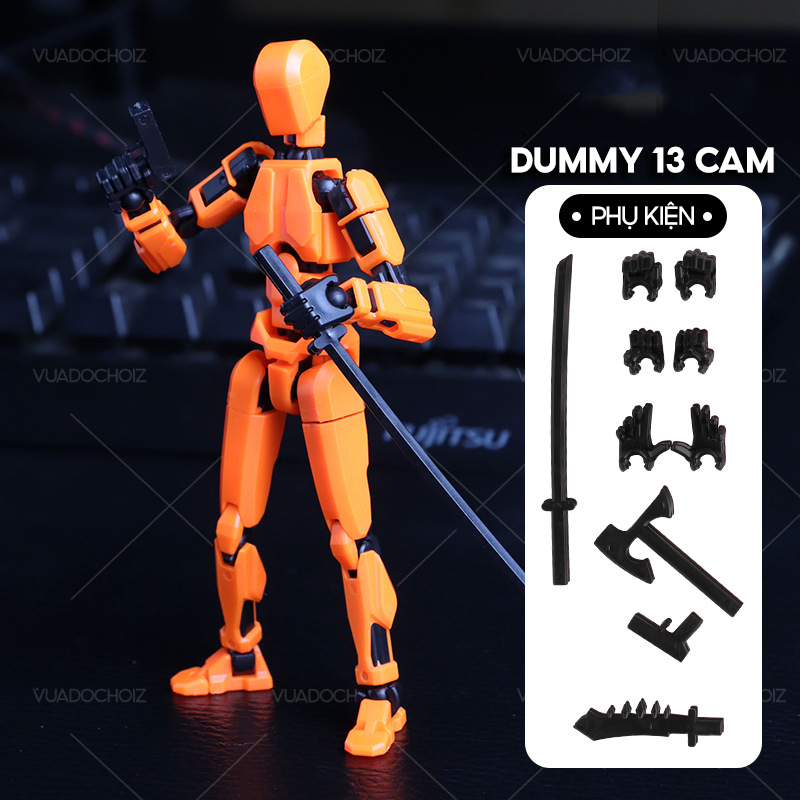Mô Hình Lắp Ráp Robot Figure Dummy 13, Khớp Chắc Chắn Di Chuyển Linh ...