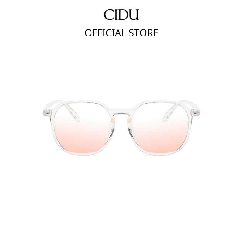 Kính Thời Trang Mắt Tròn Gọng Trong Suốt Cidu Mk31 - MixASale