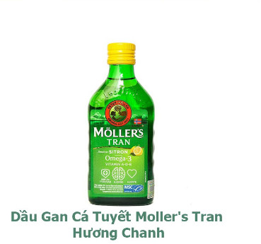 Dầu Gan Cá Tuyết Omega 3+DHA Moller'Tran Hương Chanh dạng siro | Lazada.vn