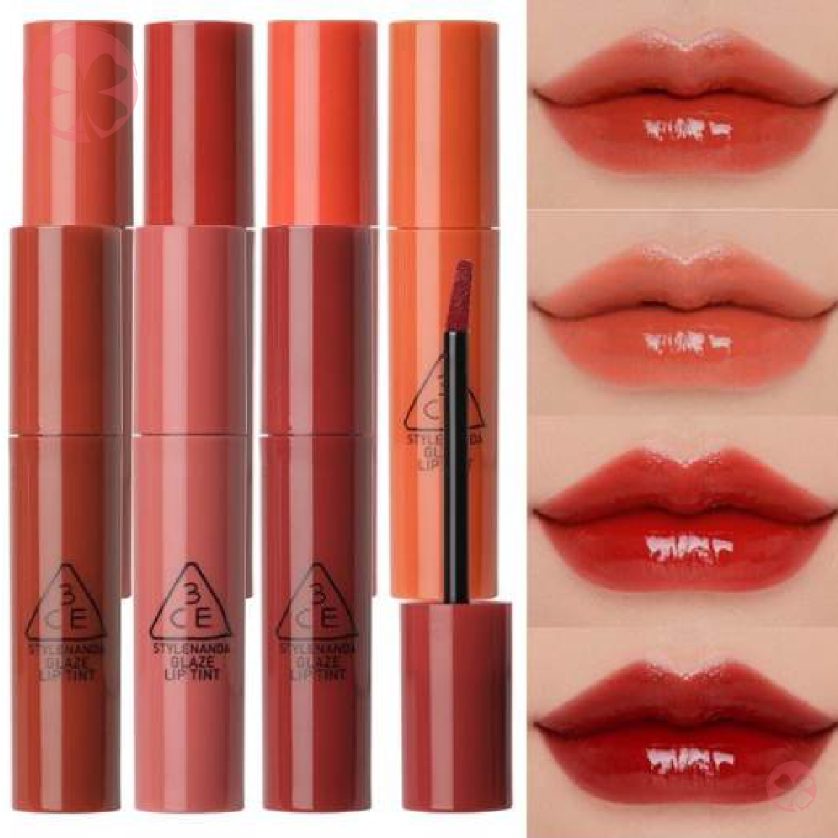 Son kem bóng 3CE Glaze lip tint siêu lì mịn mướt môi căng mọng 5g hàng ...