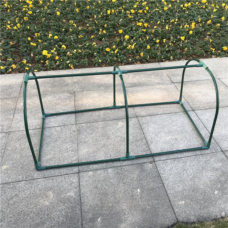 Movable Steel Frame Outdoor Plant Cover Zipper Garden Greenhouse Warm ...