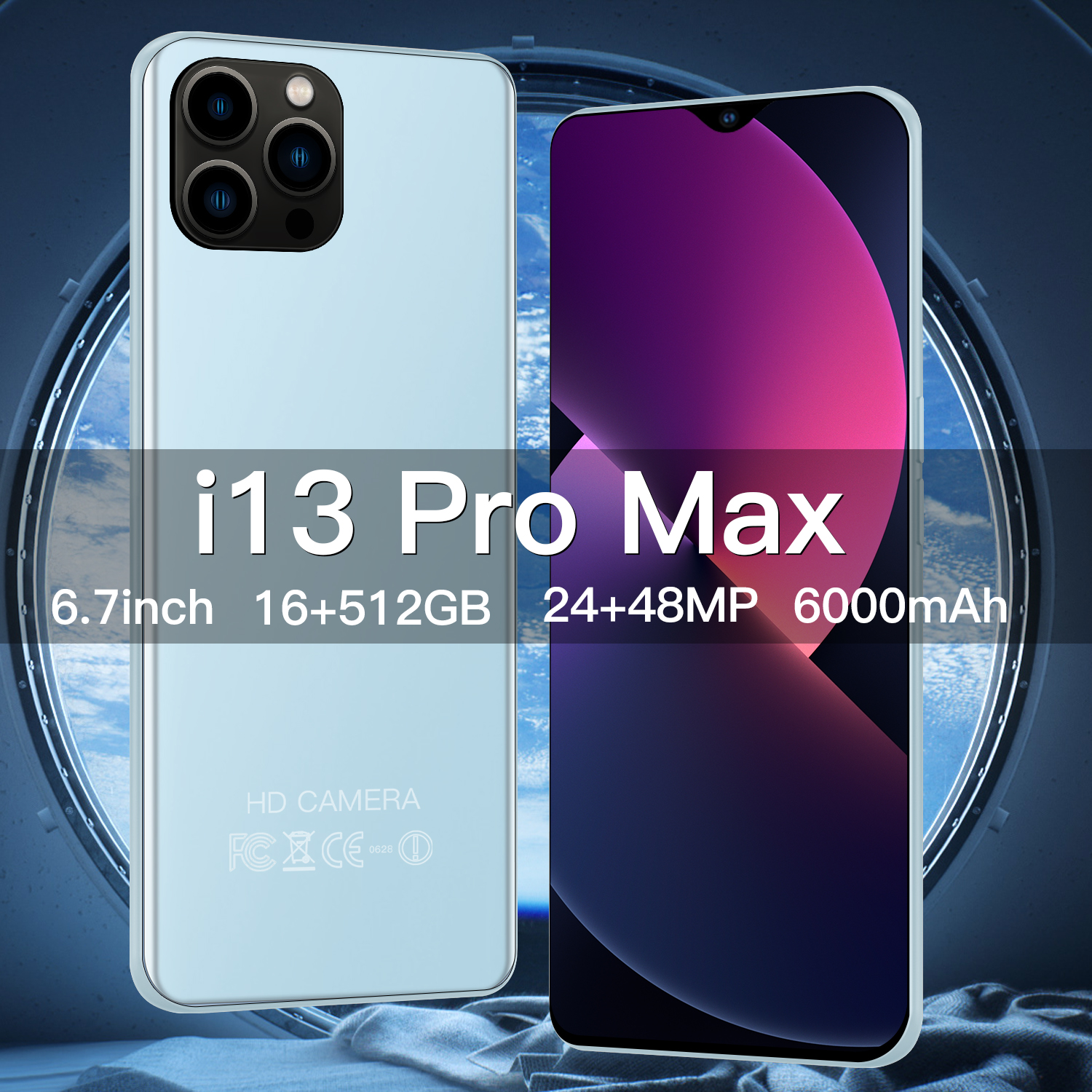 Điện thoại siêu rẻ i13 Pro Max dưới 1 triệu smartphone 6.7 inch 16512GB ...
