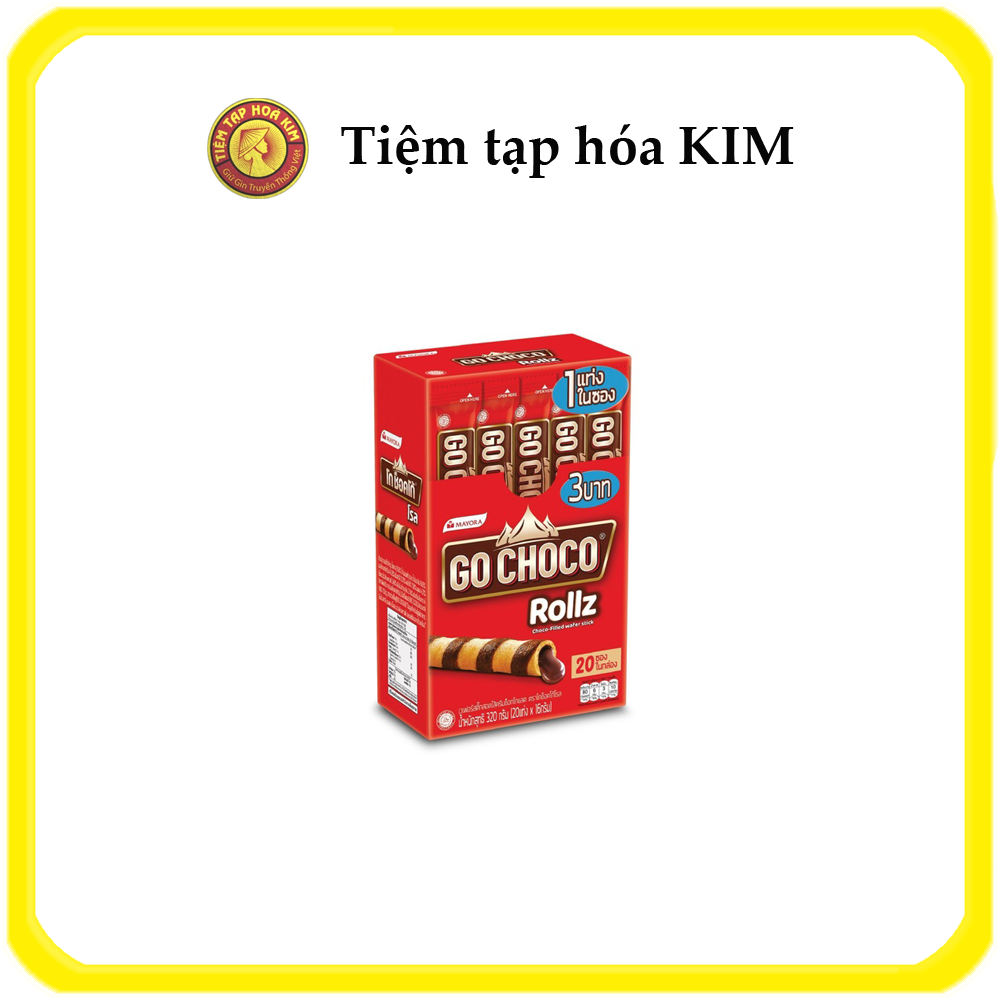 Bánh quế kem socola Go Choco Rollz 320g | Lazada.vn