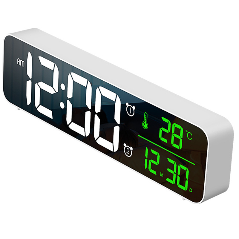 Digital Alarm Clock Temperature Detect 40 Alarm Ringtones Volume