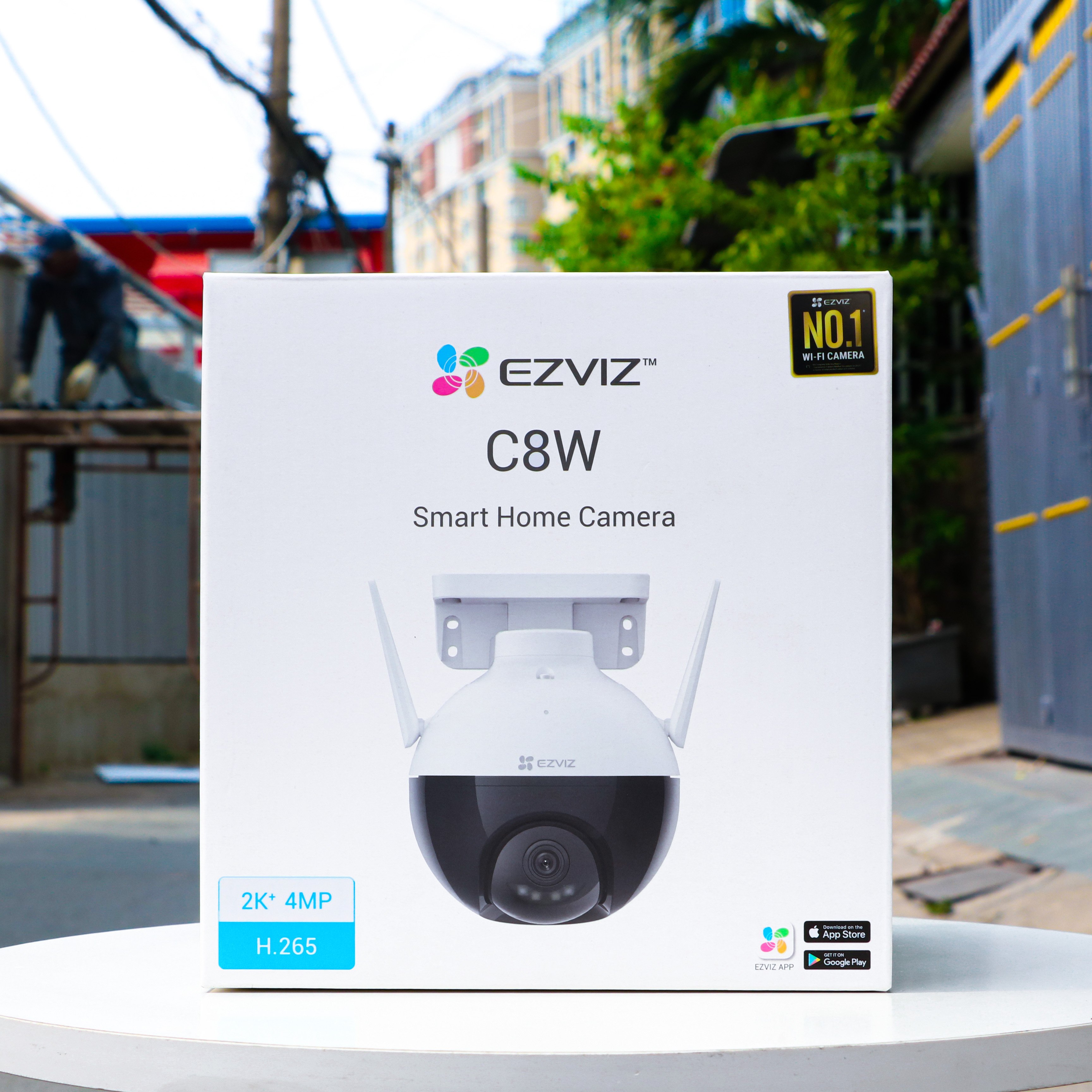 Camera Wifi Ngoài Trời Ezviz C8W Xoay 360 Chuẩn 4MP Có Màu Ban Đêm AI ...