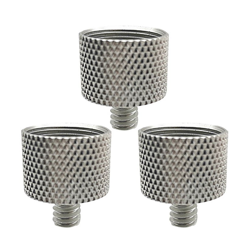 6 Pcs 5/8 Inch Female to 1/4 Inch Male Threaded Screws Microphone Screw ...