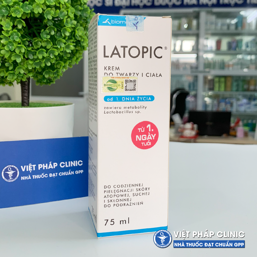 KEM DƯỠNG ẨM LATOPIC FACE AND BODY CREAM DỊU NGỨA DA KÍCH ỨNG | Lazada.vn