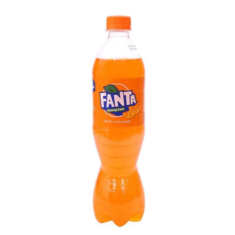 Nước giải khát có gas Fanta cam chai 600ml sản phẩm tốt chất lượng dễ ...