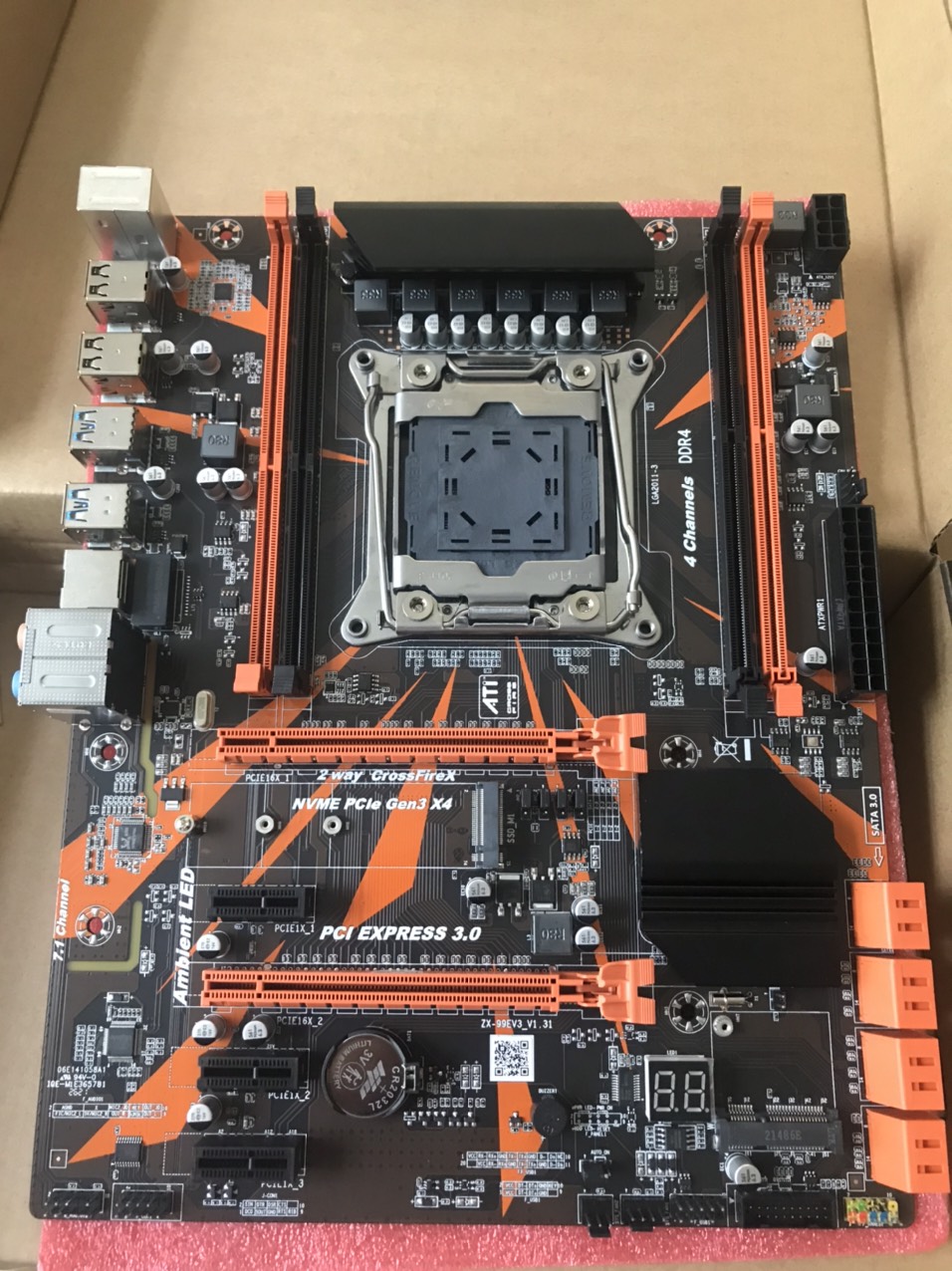 Mainboard SNIPER X99 Socket 2011-3 2011-4 có 4 Khe chạy DDR3 hoặc DDR4 ...