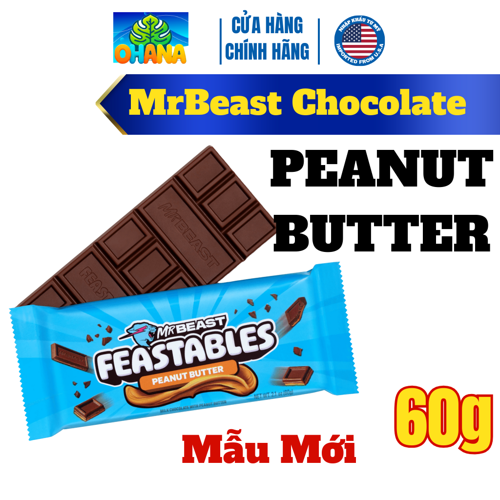 Kẹo socola mrbeast - chocolate mr beast bản giới hạn Feastables MrBeast ...