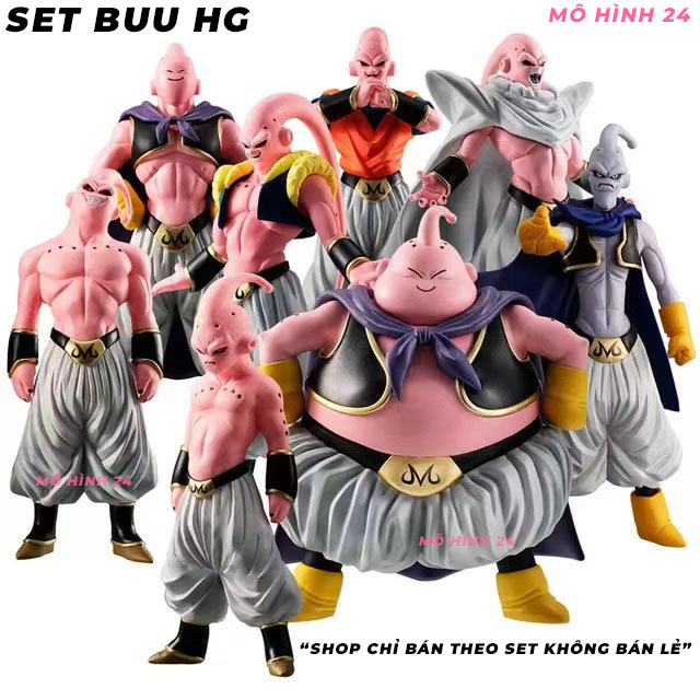 SET 8 NHÂN VẬT Bộ mô hình đầy đủ nhân vật Majin Buu ma bư trong ...