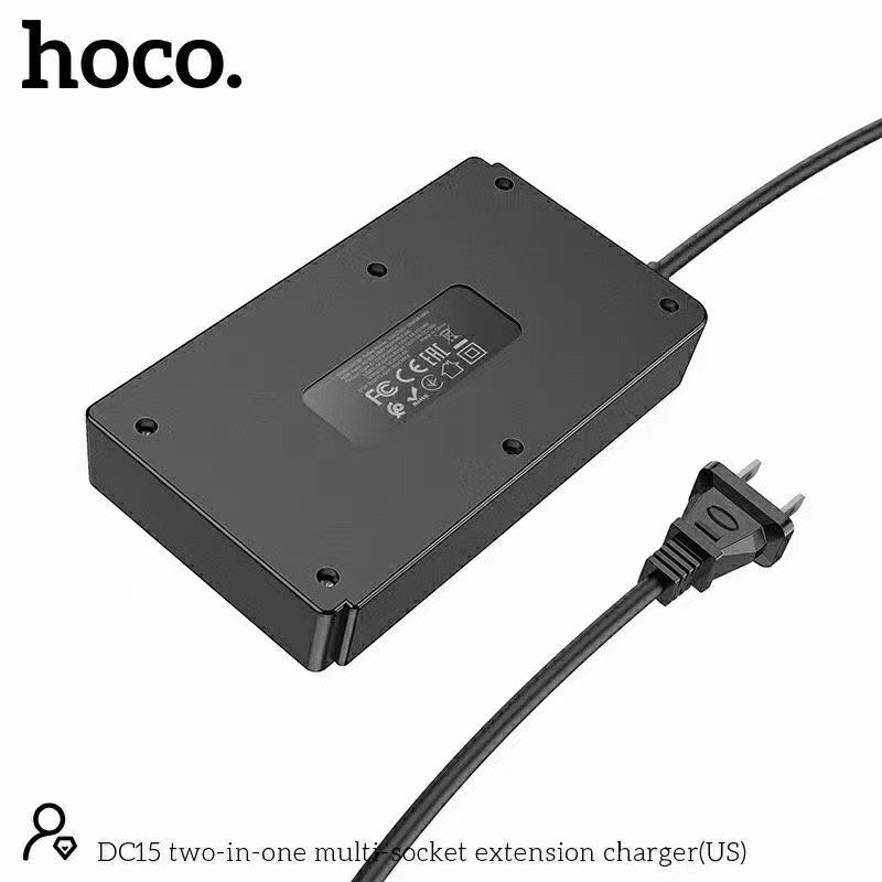 Ổ Cắm Điện Đa Năng Hoco DC15 - Sạc nhanh PD18W QC18W Hỗ Trợ Cổng Type-C ...