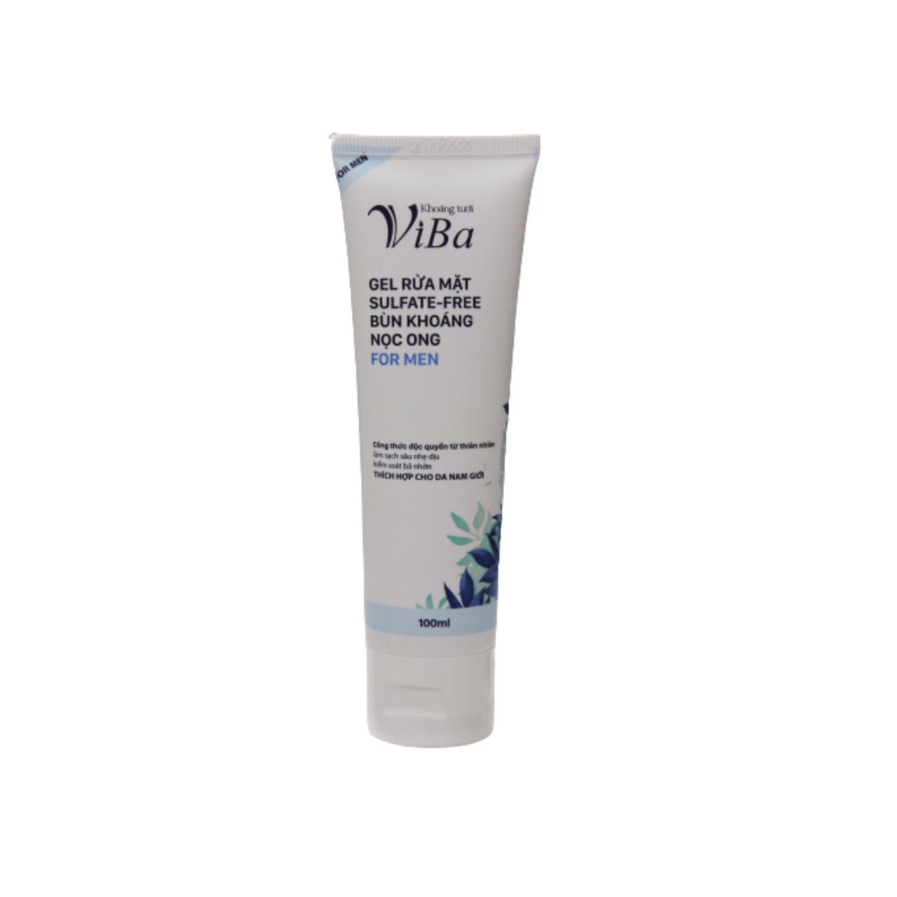 Sữa Rửa Mặt Nam Bùn Khoáng Nọc Ong VIBA FOR MEN Dạng Gel Rửa Mặt - Loại ...
