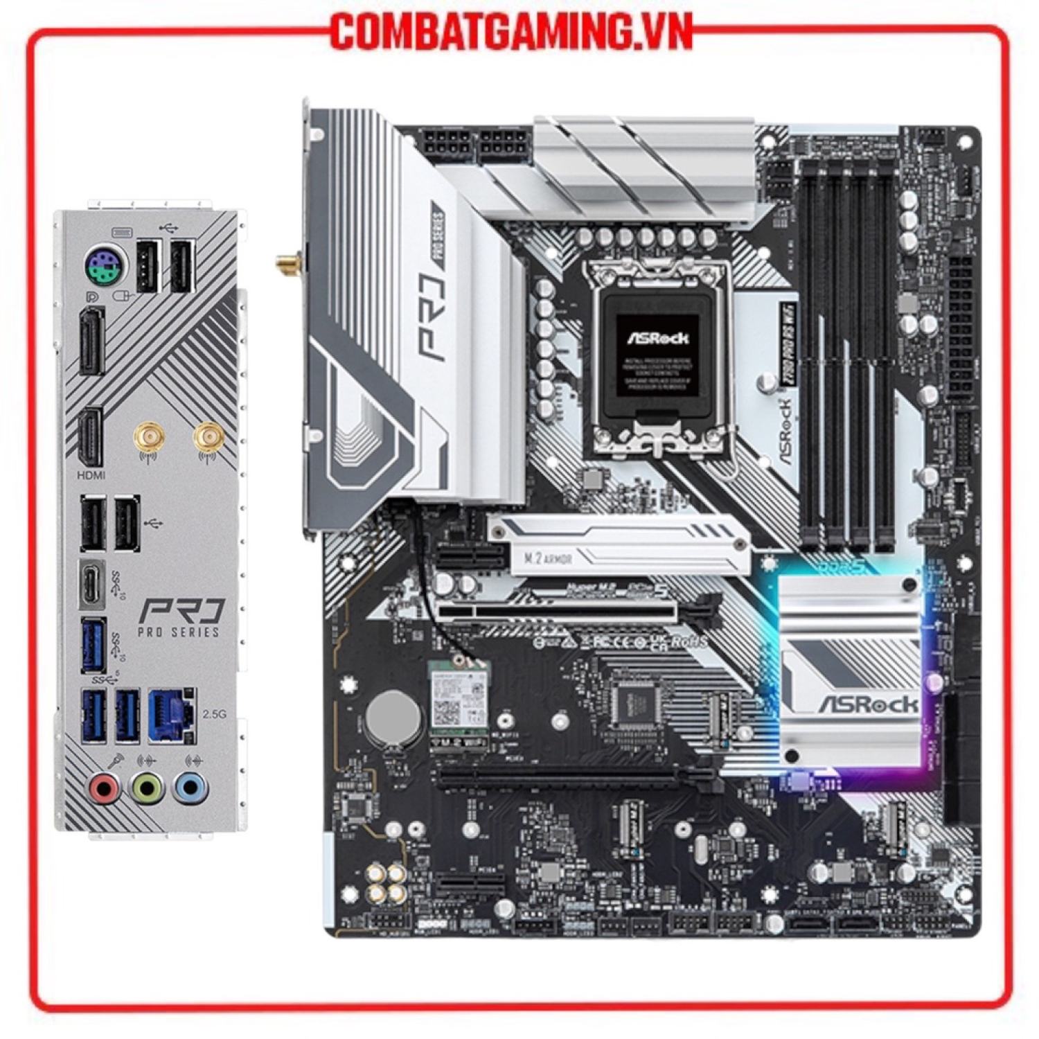 Bo Mạch Chủ ASRock Z790 PRO RSD4 - PRO RS WIFI DDR5 - MixASale