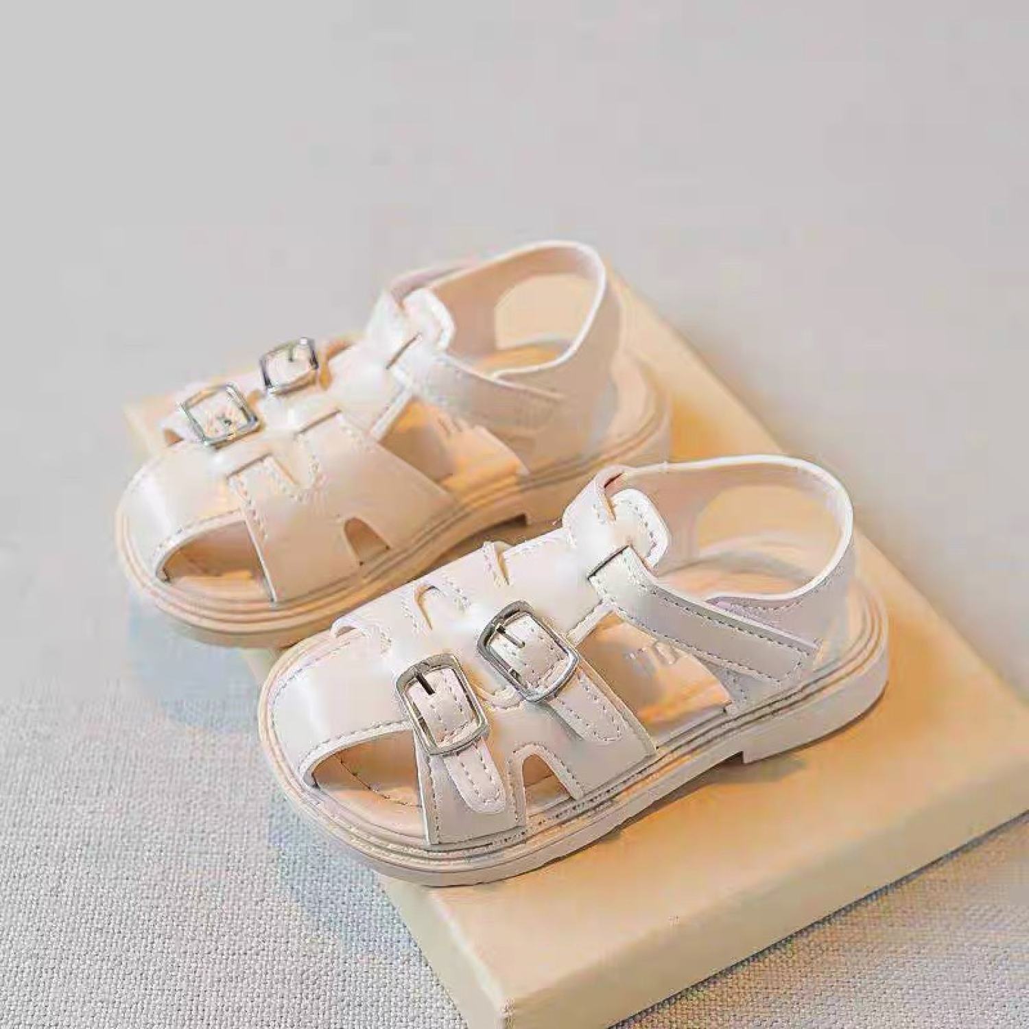 Sandan cho bé dép sandal quai hậu rọ bé trai bé gái chất da mềm êm chân ...