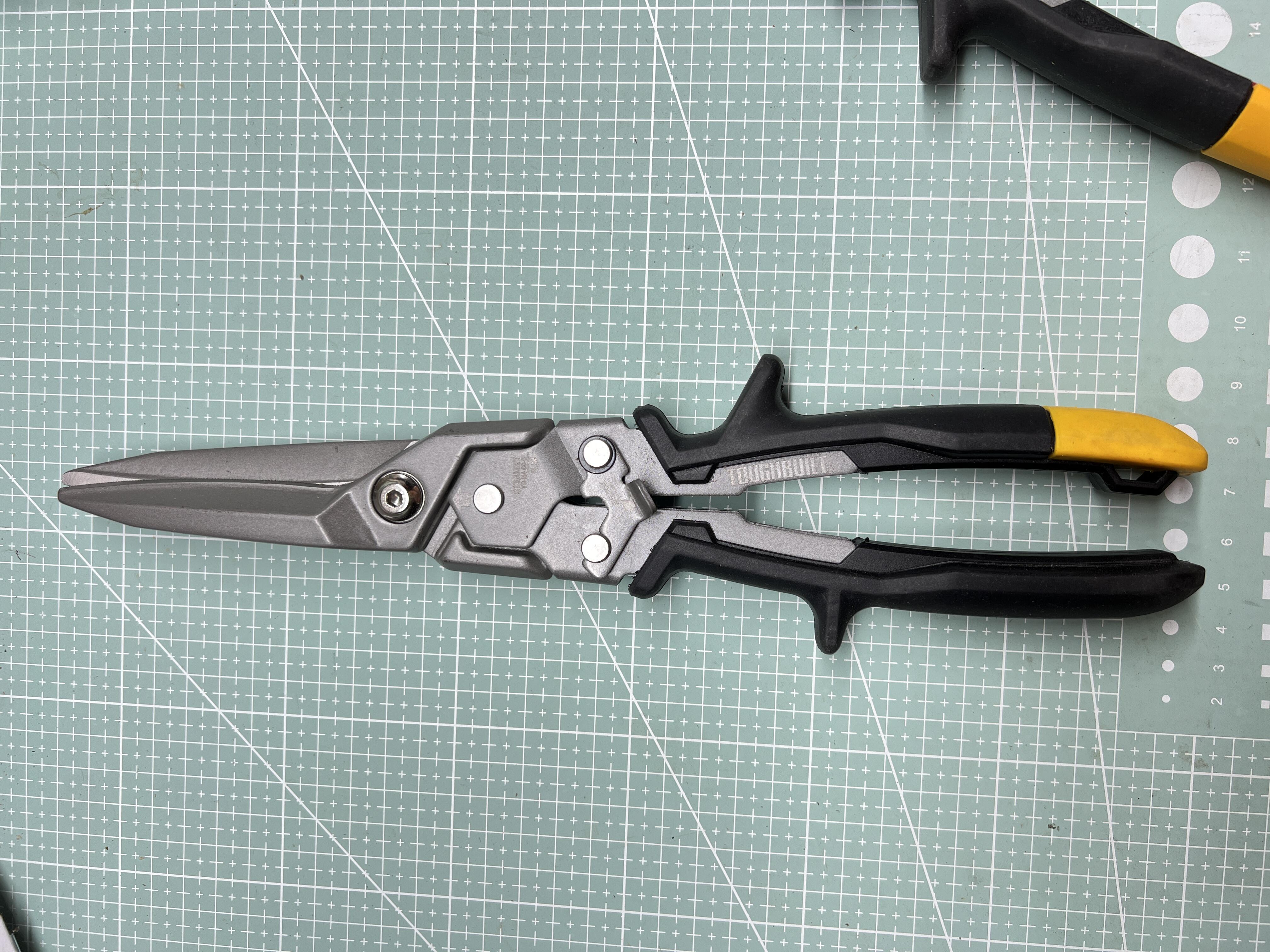 Toughbuilt Tb H4 60 Sl ToughBuilt Left Cut Aviation Snips - One-Handed ...