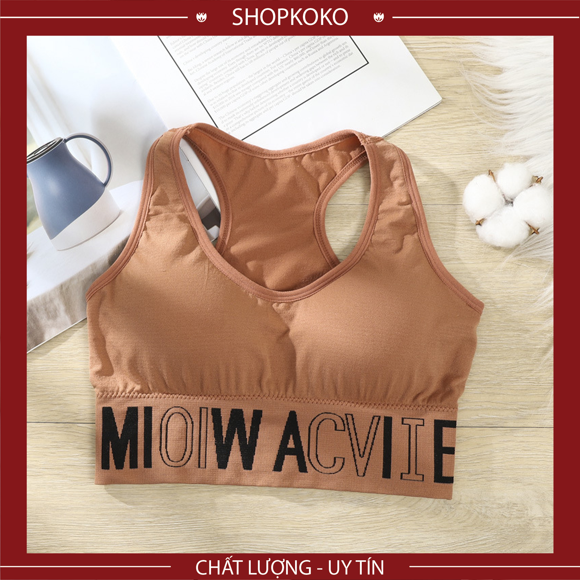 Áo Bra Thể Thao Tập Gym Cho Nữ Thoáng Mát DAN L&U 2115 - MixASale