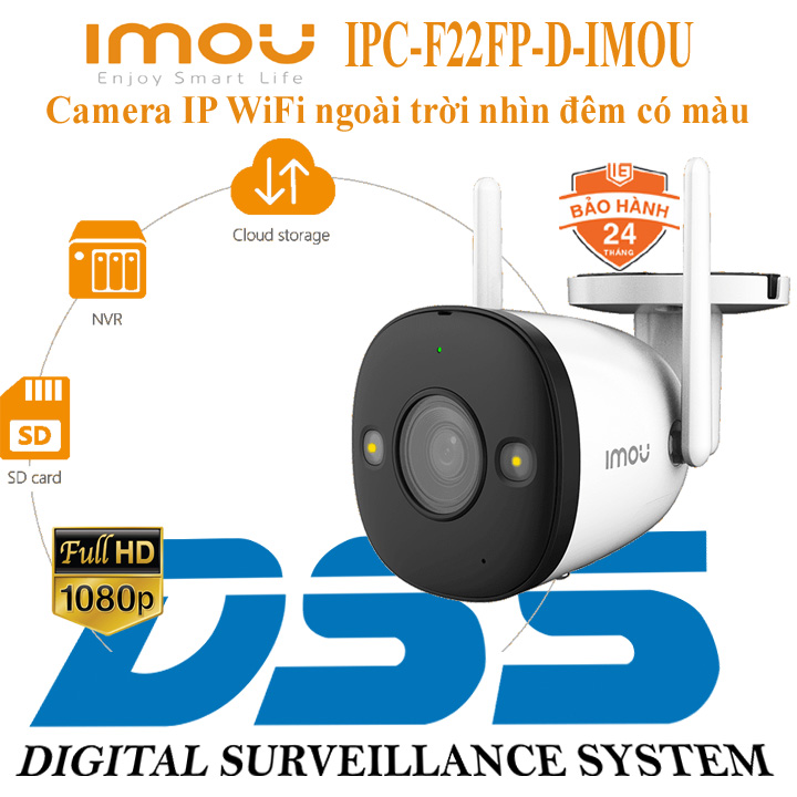 Camera IP WiFi Ngoài Trời 2M IMOU F22P F22FP - MÀU ĐÊM F26FEP - CAO CẤP ...