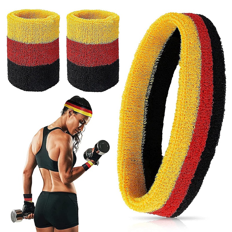 Headband Wristband Set,Sports Headband and Wristband Sports Band ...