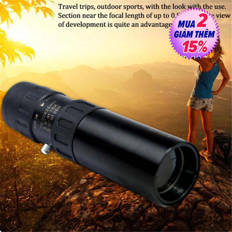 Nikula 10-30x25 ZOOM monocular Portable telescopic Pocket Telescope ...