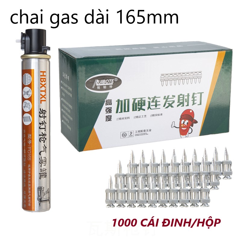 [HCM]Đinh bê tông dùng cho máy gas Hybest Towa Ramset Max | Lazada.vn