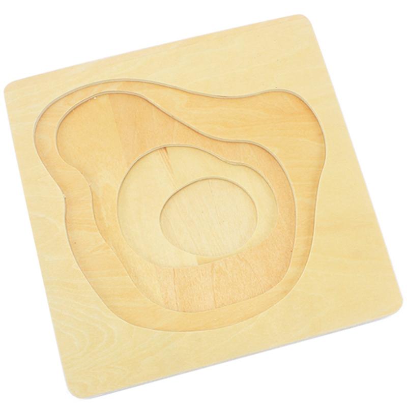 Children'S Multi-Layer Puzzle Wooden Toy Eggs Hatching Life Cycle ...