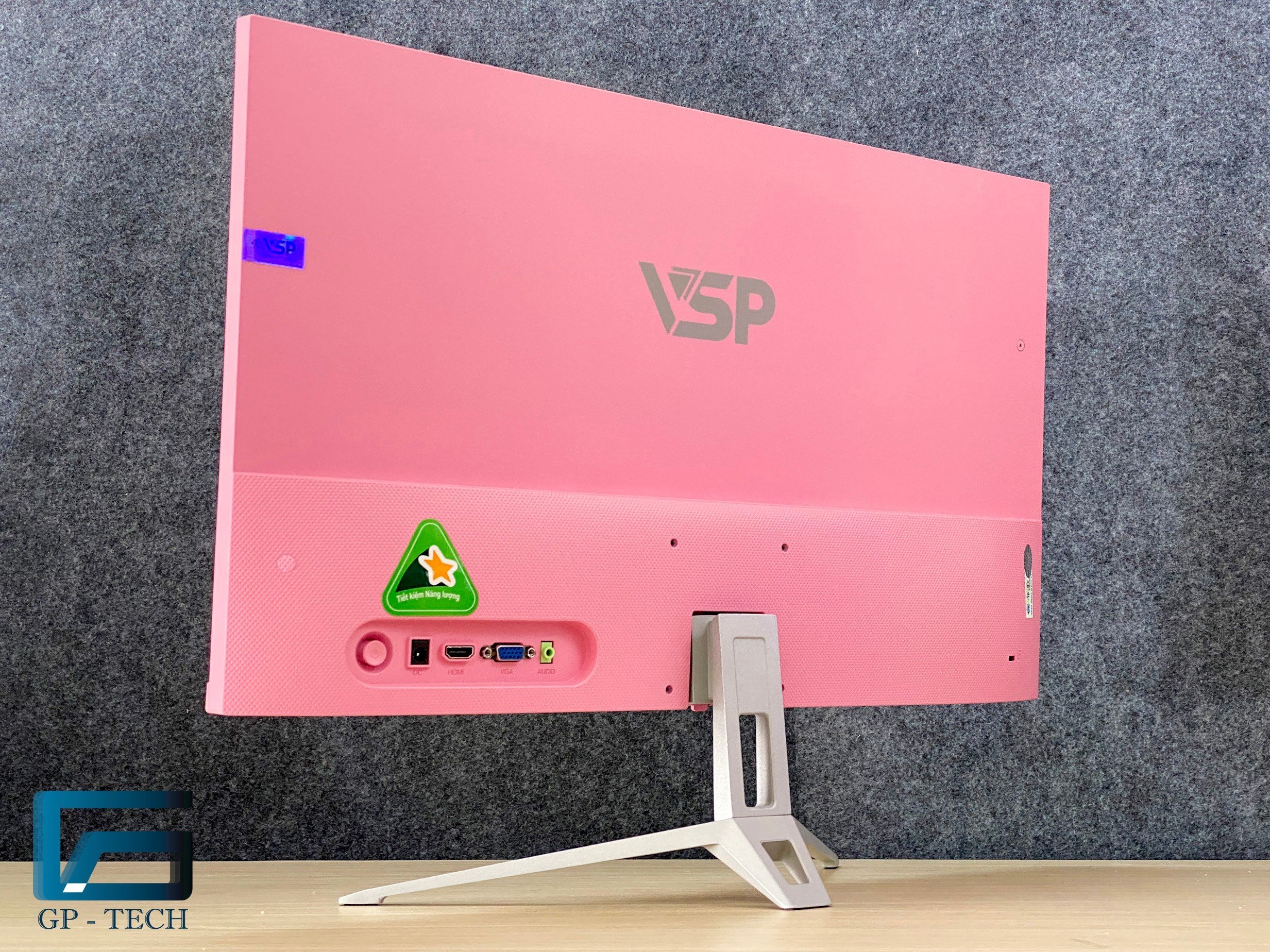 Màn hình 24 inch VSP V2408S tràn viền Hồng (Full HD IPS 75HZ) BH 24 ...