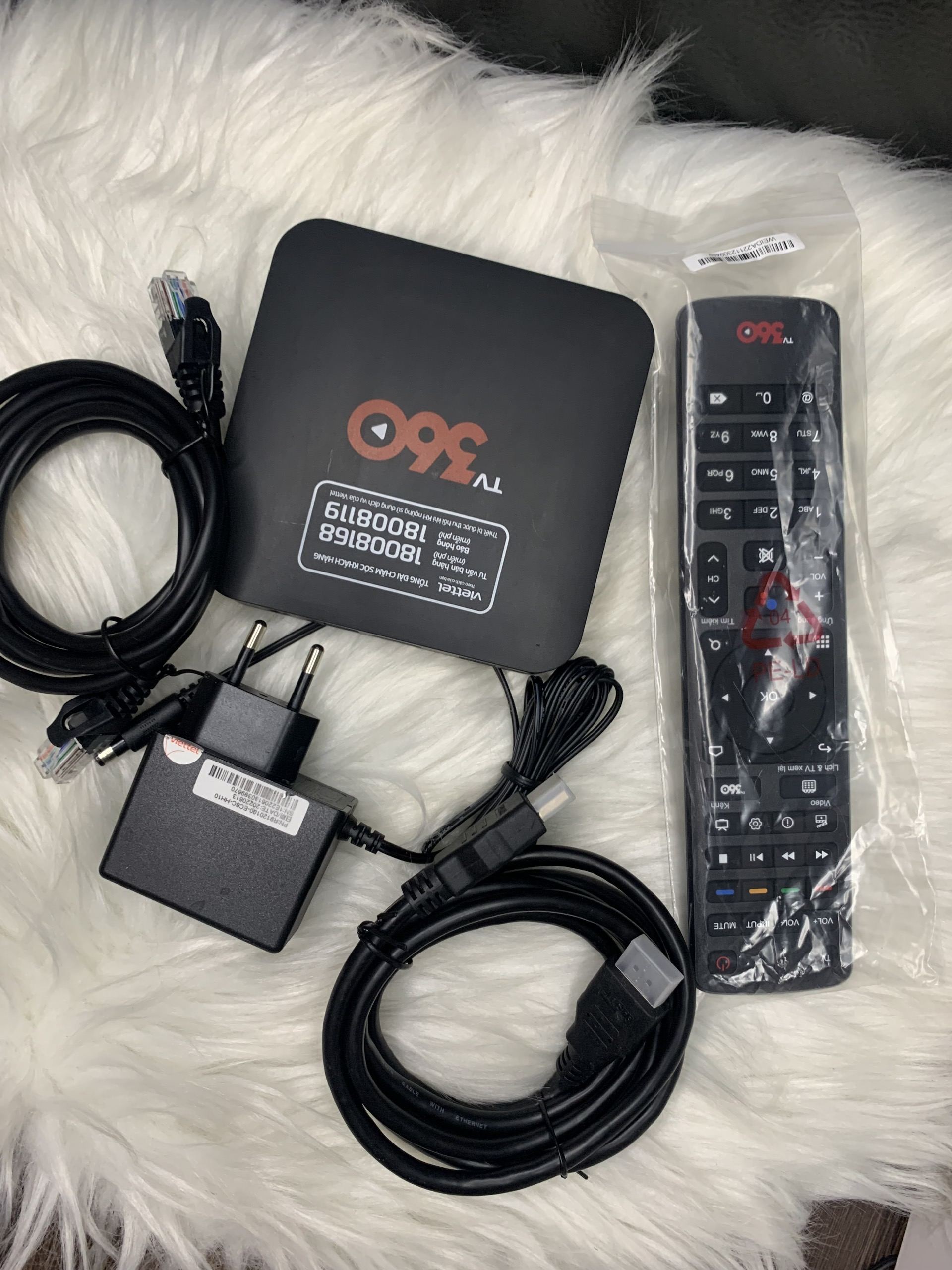 Đầu thu tivi Viettel TV360 Android box đã qua sử dụng còn như Mới xem ...