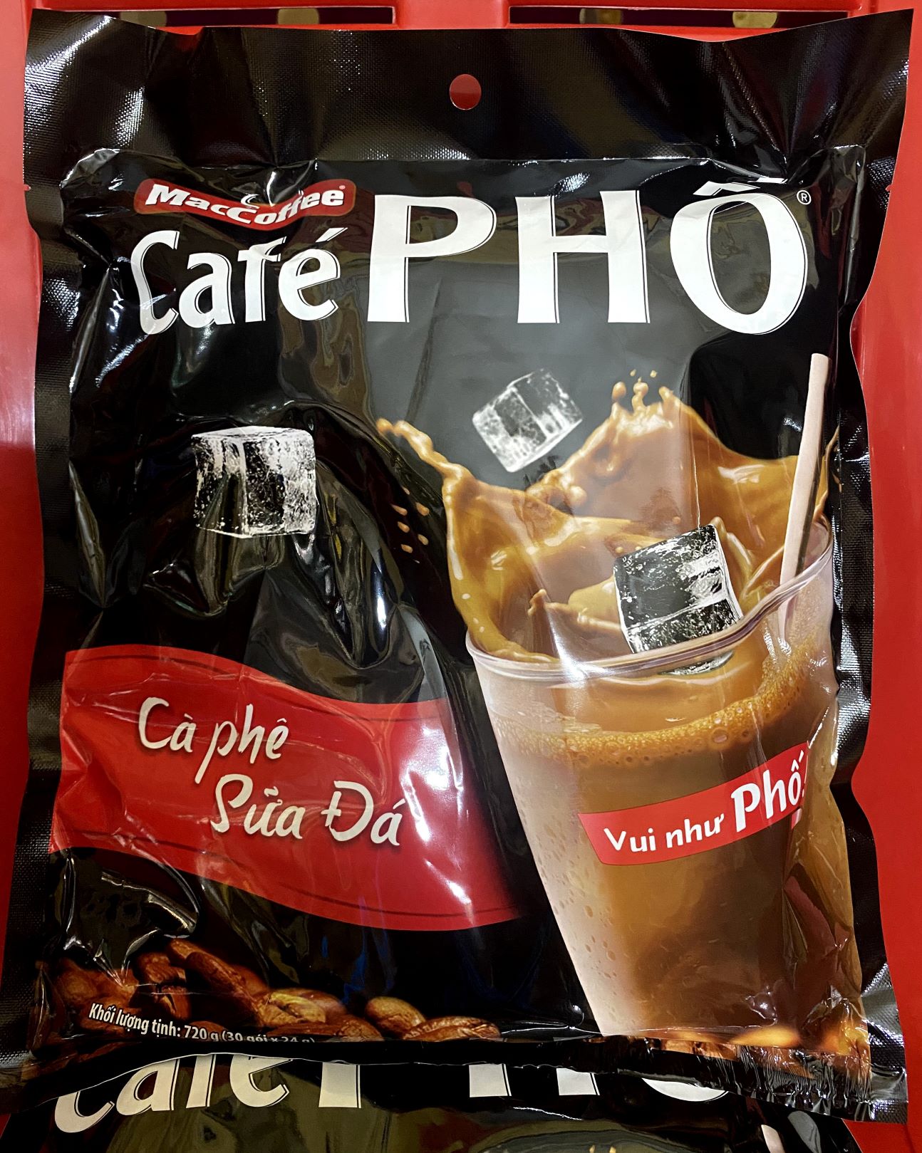 Cà Phê Phố Cà Phê Sữa đá 720g (30 gói x 24g) | Lazada.vn
