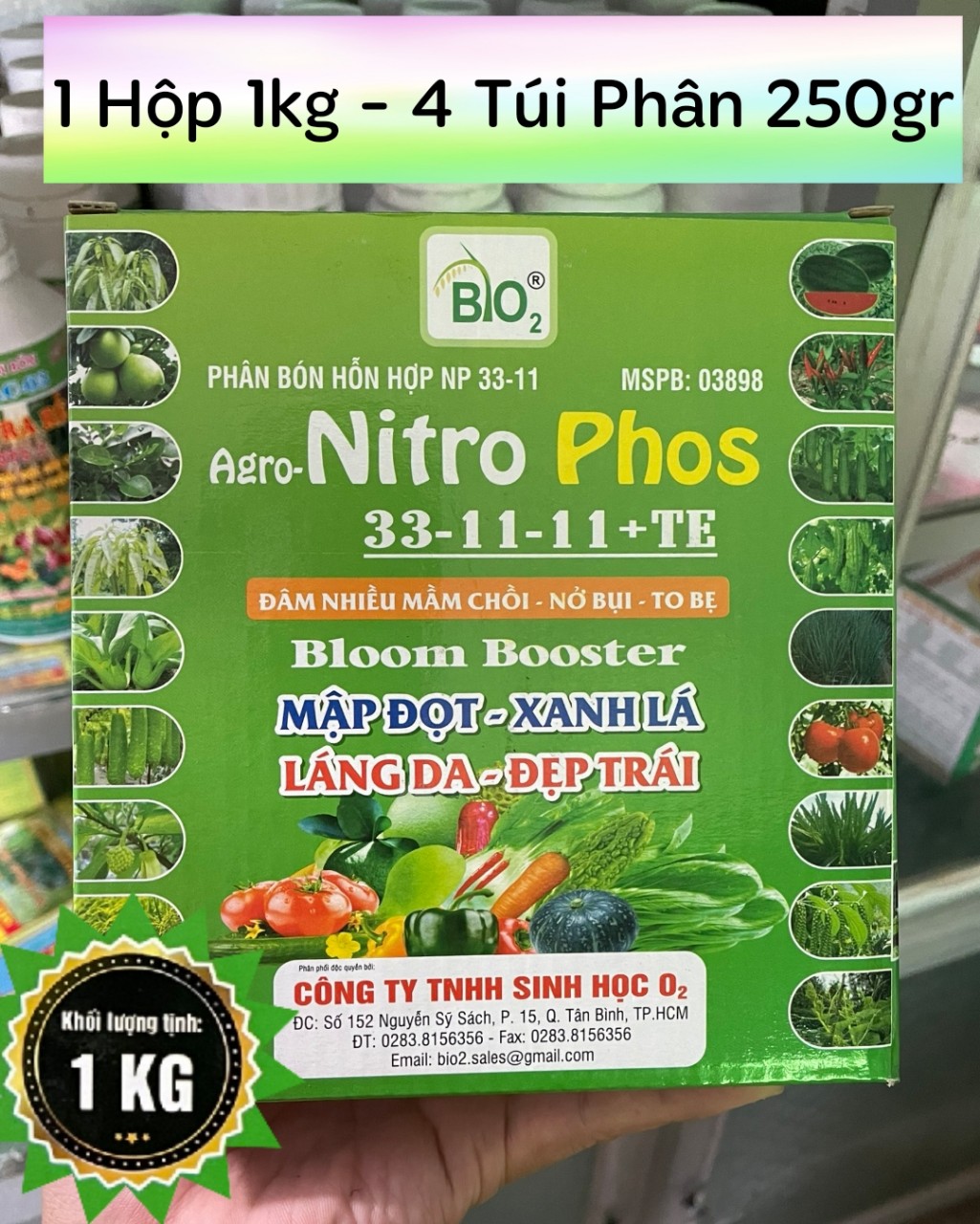 Phân Bón Hỗn Hợp Agro-Nitro Phos 33-11-11+TE - Đâm Chồi Nhiều - Nở Bụi ...