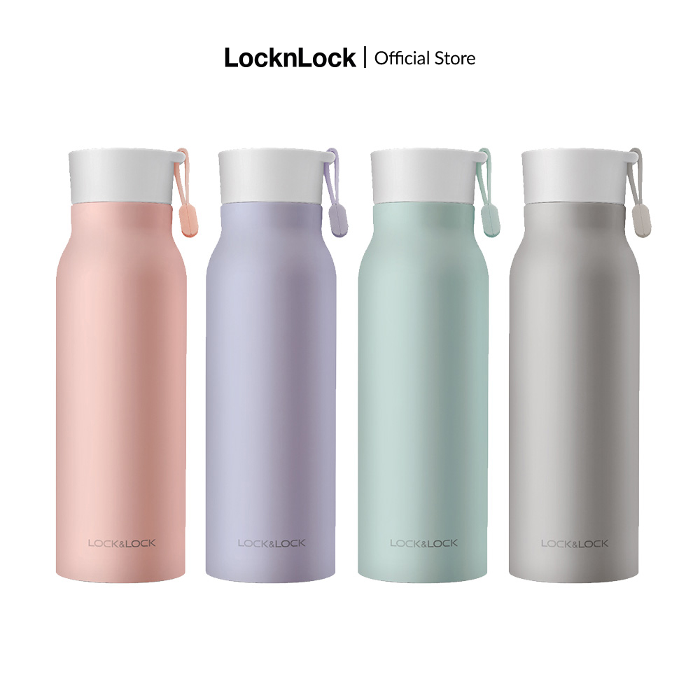 Bình giữ nhiệt LockLock Metro Two Way 475ml - LHC4274 (3 màu)- Có quai cầm - giữ nhiệt 8 tiếng ...