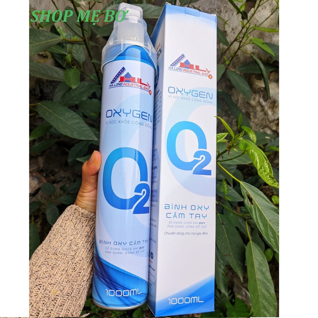 Bình thở oxy mini cầm tay dung tích 10.000ml, độ tinh khiết 99,6% ...