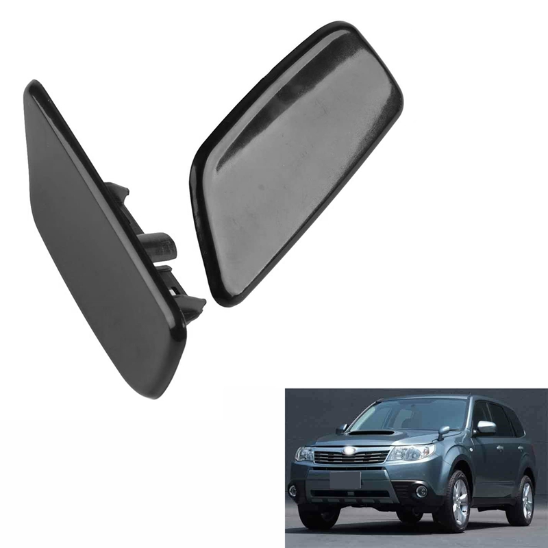 1 Pair Front Headlight Washer Spray Nozzle Cover for Subaru Forester ...
