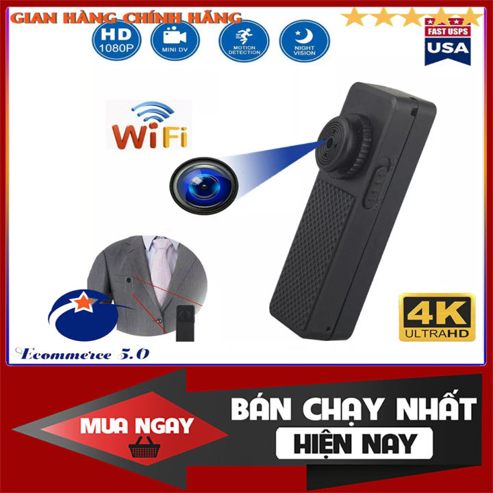 Camera Mini Wifi Nhỏ Camera Cúc Áo Nhỏ Giá Rẻ Hình ảnh Full 4K Siêu Nét ...