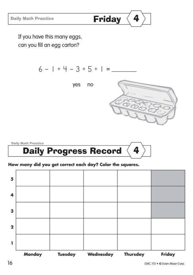 Daily math practice - Grade 123456 - MixASale