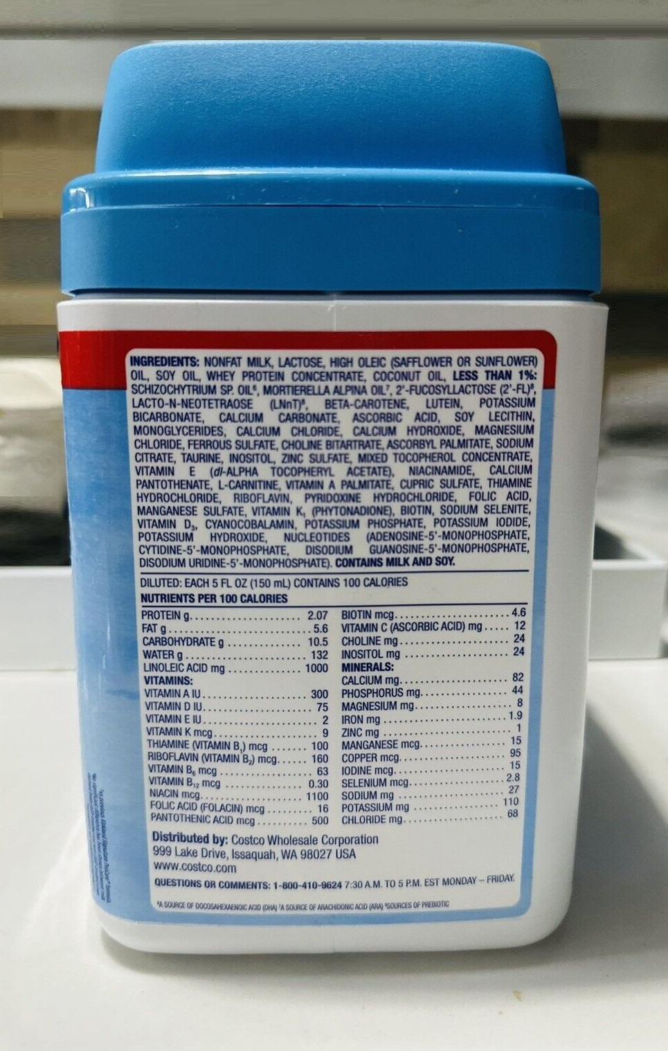 Sữa bột KIRKLAND SIGNATURE PROCARE INFANT FORMULA MILK-BASED POWDER ...