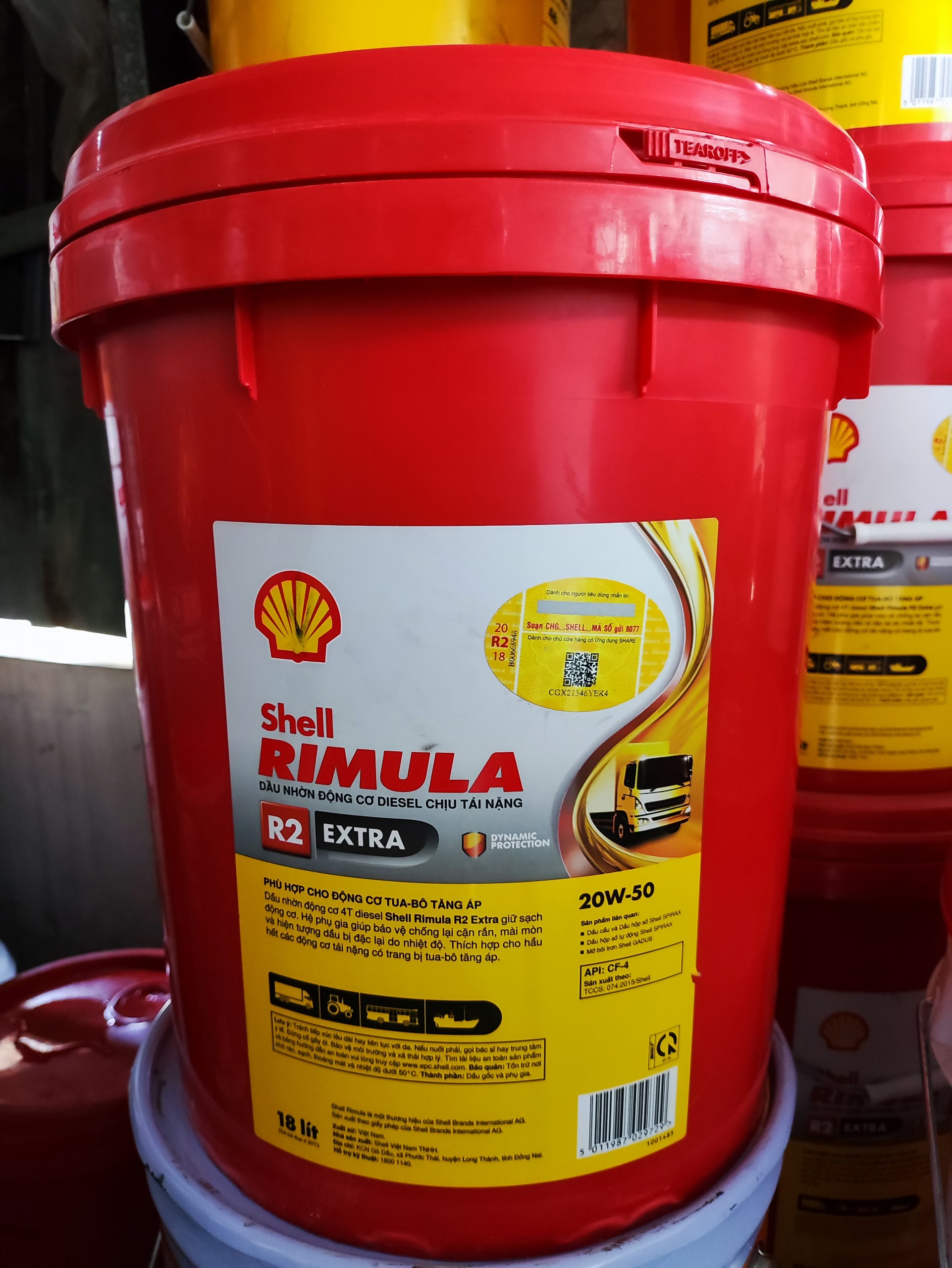 Dầu động cơ Shell Rimula R2 20w50 | Lazada.vn