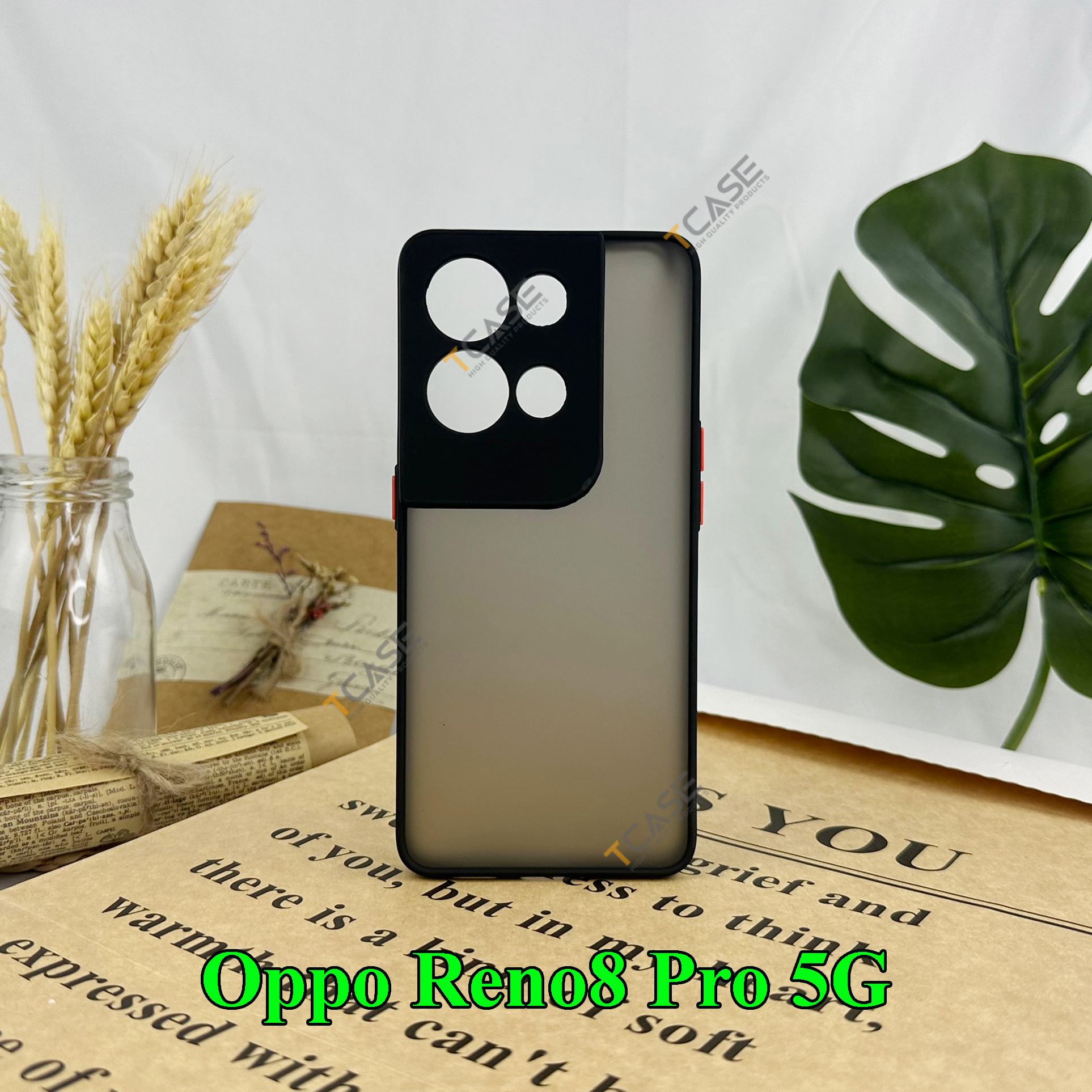 Ốp PC Mờ Cho OPPO Reno7 SE Ốp Reno 5 6 7 Pro 5G Ốp Điện Thoại Bảo Vệ Lưng Cứng TPU Chống Sốc Cho ...