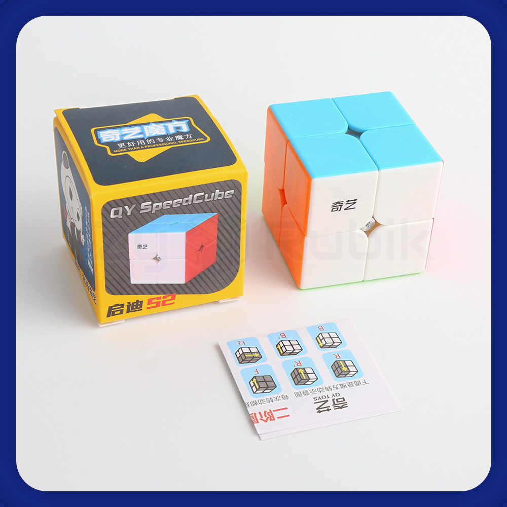Rubik 2x2 QiYi QiDi W Black Viền Đen / Không Viền - Rubic 2x2 QiYi QiDi ...