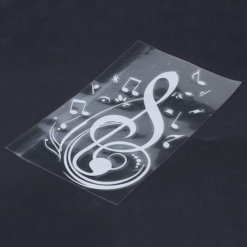 Music Notes Funny Sticker pet Reflective film Decal car Truck Bumper ...