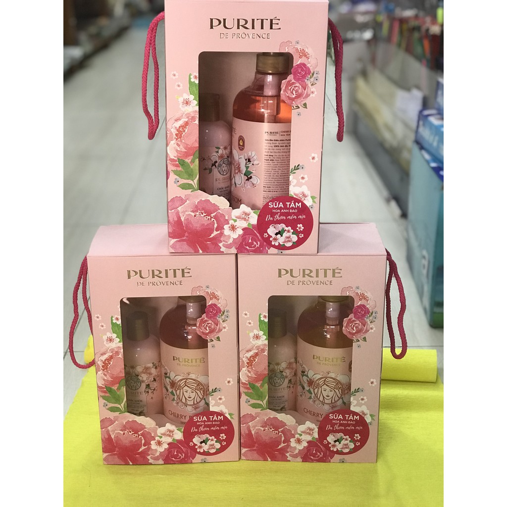 sữa tắm sáng mịn hoa anh đào purite 850ml | Lazada.vn