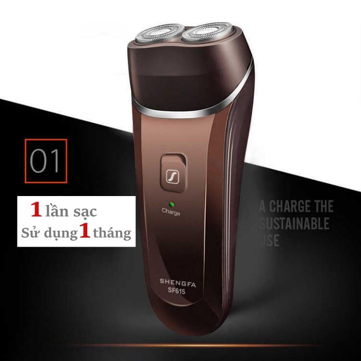 Máy cạo râu cao cấp 2 mâm công suất cao chống nước chống gỉ ShengFa ...