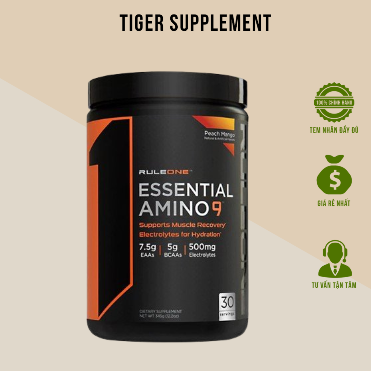 EAA Rule 1 30 Servings - Hỗ Trợ Tăng Cơ Và Tăng Năng Lượng Trong Lúc Tập | Lazada.vn