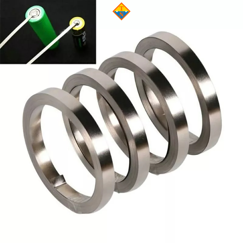 Kẽm hàn Cell pin dây niken hàn pin cuộn 10M dầy 0.1mm đến 0.15mm - MixASale