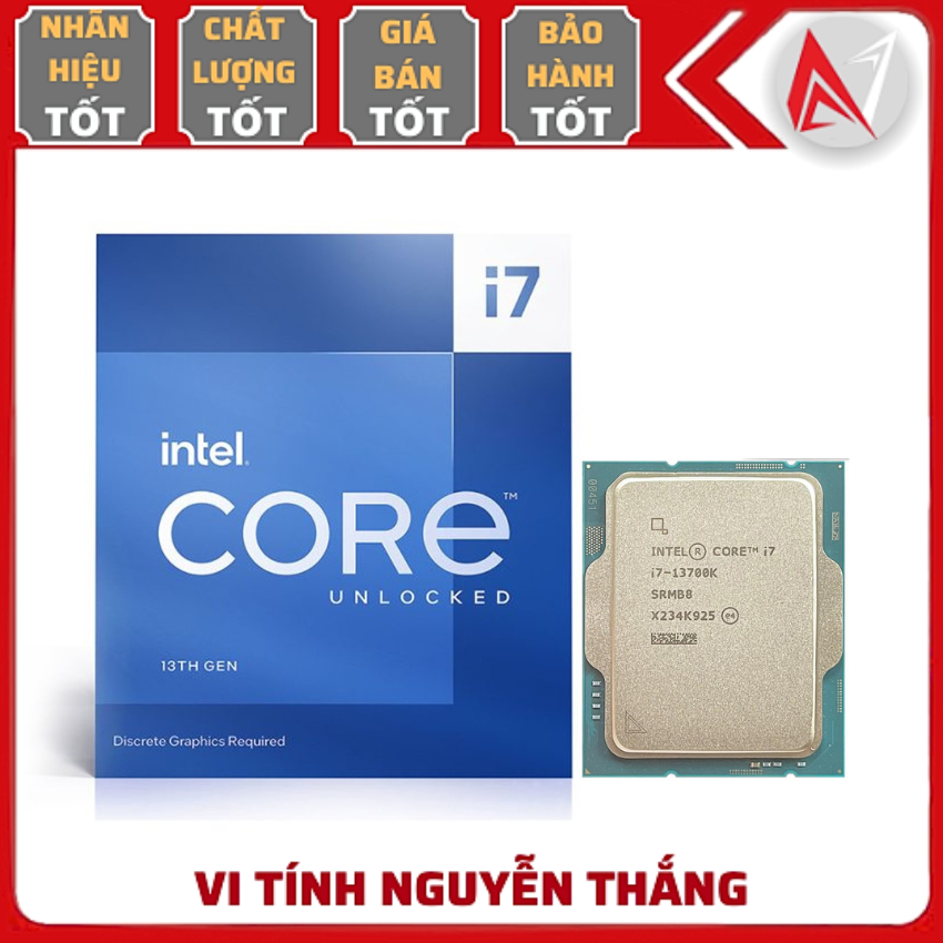 Cpu bộ vi xử lý Intel Core I7-13700K (30MB Cache up to 5.40 GHz 16C24T ...