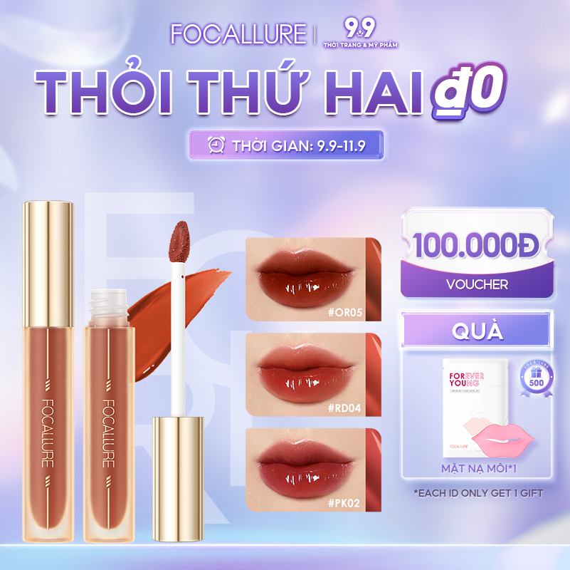 12H-20H VOUCHER 50K ĐƠN 300K MUA 2 TÍNH TIỀN 1 Son Kem FOCALLURE Son ...