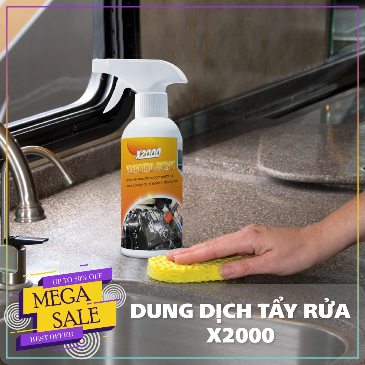 Dung Dịch Tẩy Rửa Đa Năng X2000 Nhật Bản Bình Xịt Tẩy Rửa Đa Năng X2000 ...