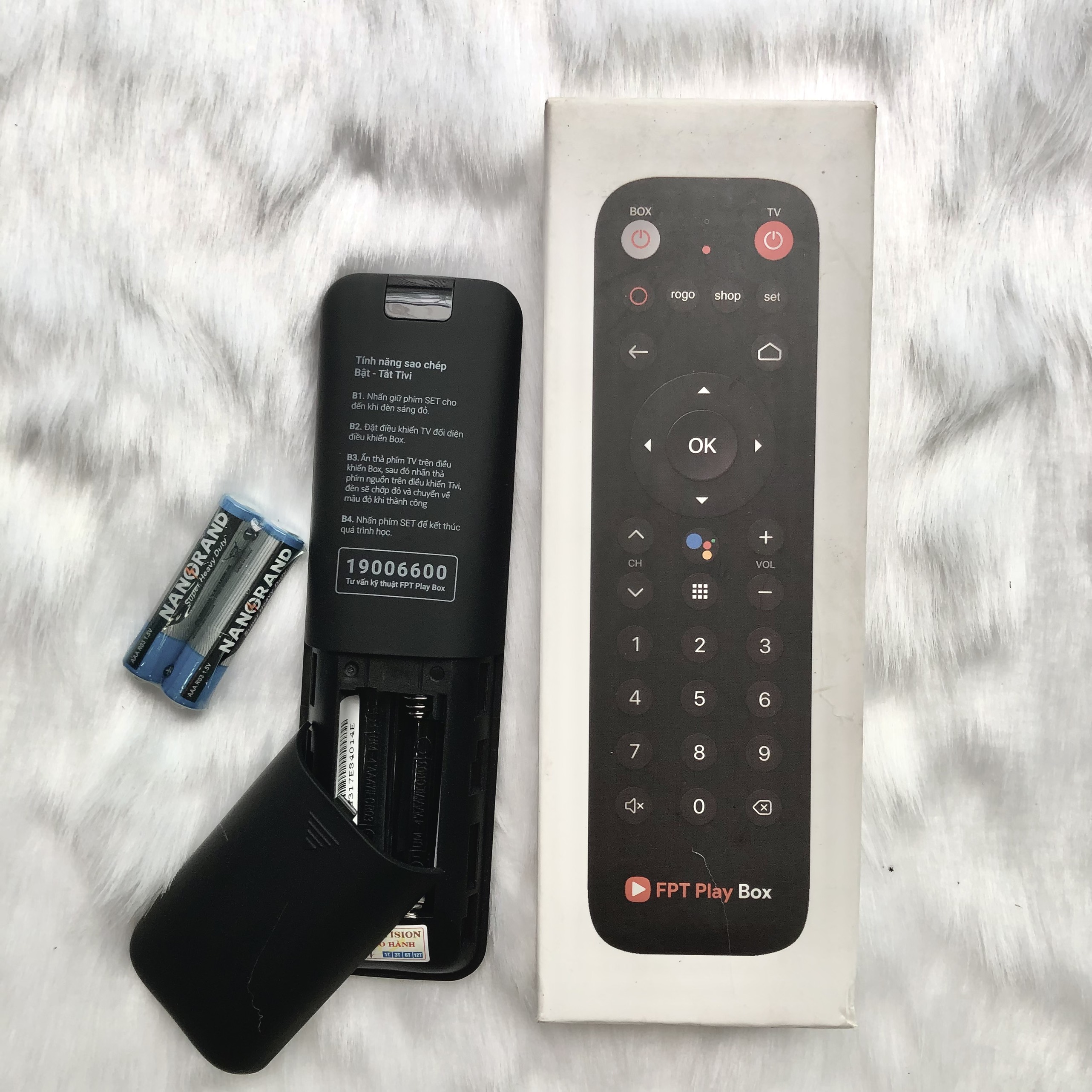 REMOTE ĐIỀU KHIỂN Điều Khiển FPT Play Box Sử Dụng Giọng Nói Dùng Cho ...