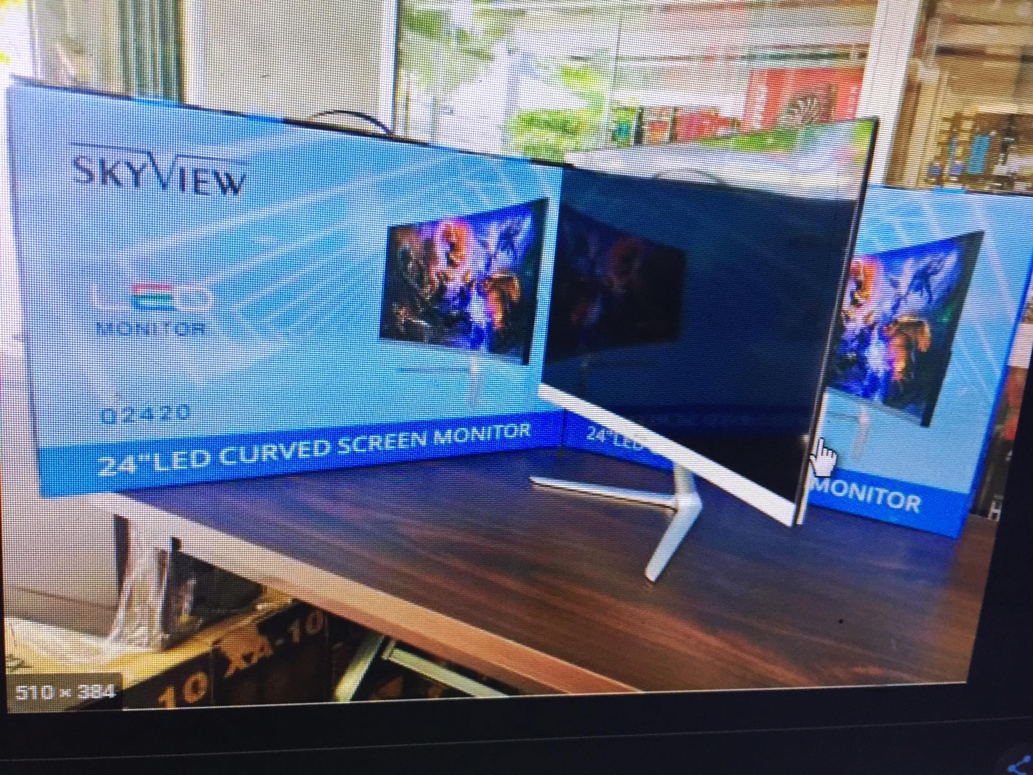 Màn hình 24 inch mới skyview cong full viền full HD led ips tần số quét ...