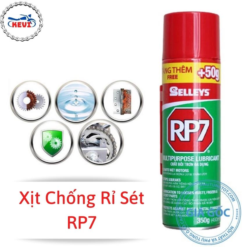 Bình Xịt Tẩy Rỉ Sét , Bôi Trơn Kim Loại RP7 (350g- 493ml) - MixASale